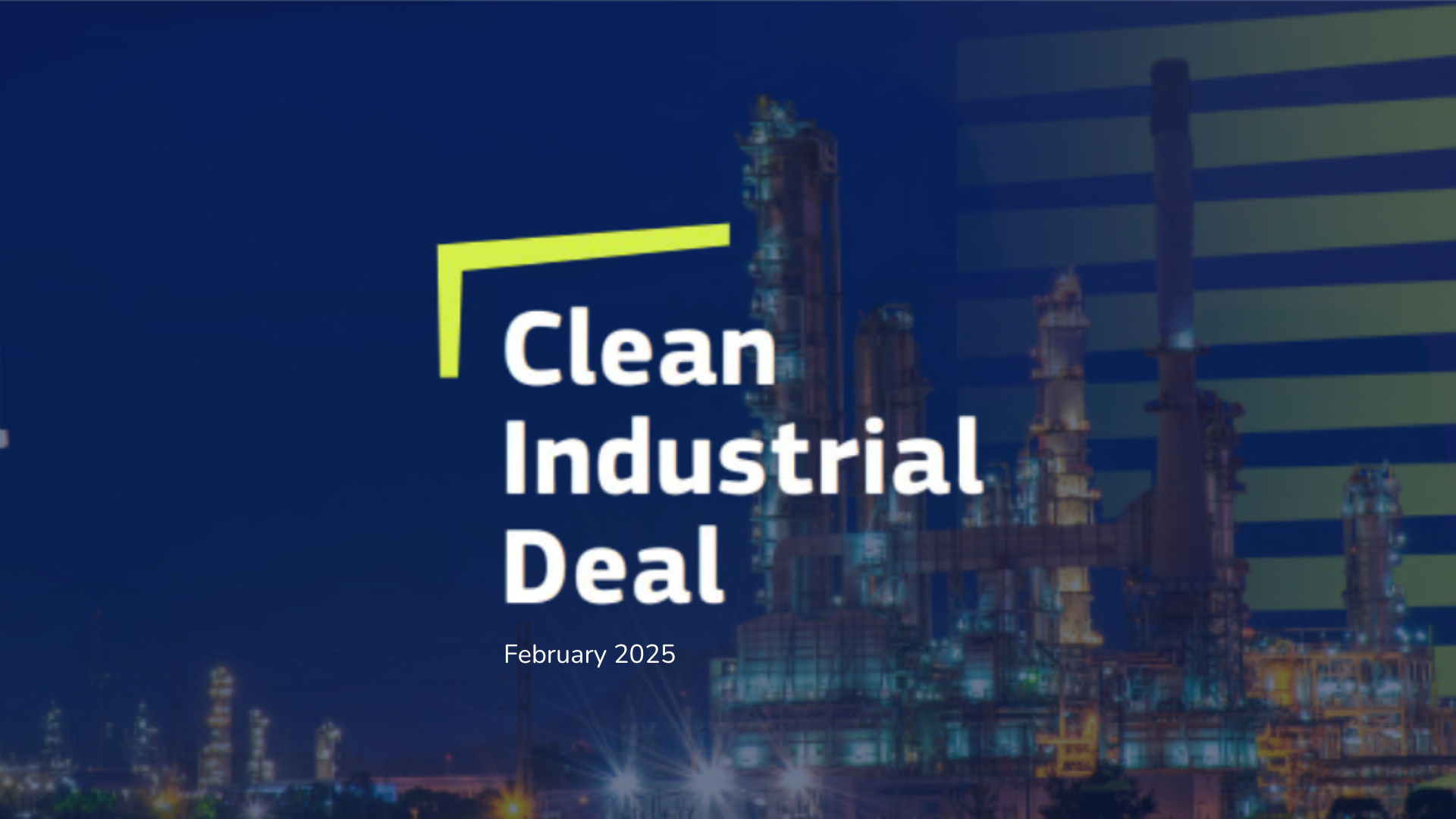 Les grandes lignes du Clean Industrial Deal | EEN Antilles